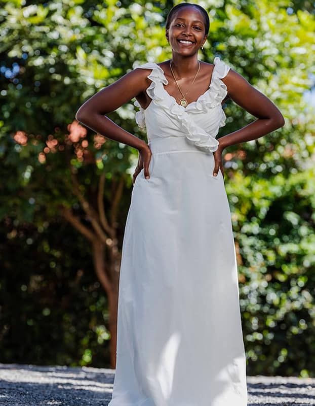 Baby Pink Floor-length Top Look - Adhama