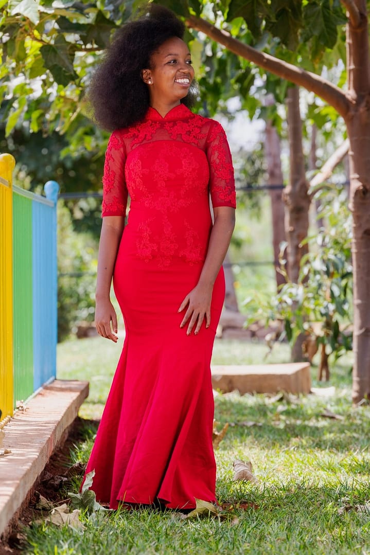 Burgundy Mermaid Dress - Adhama