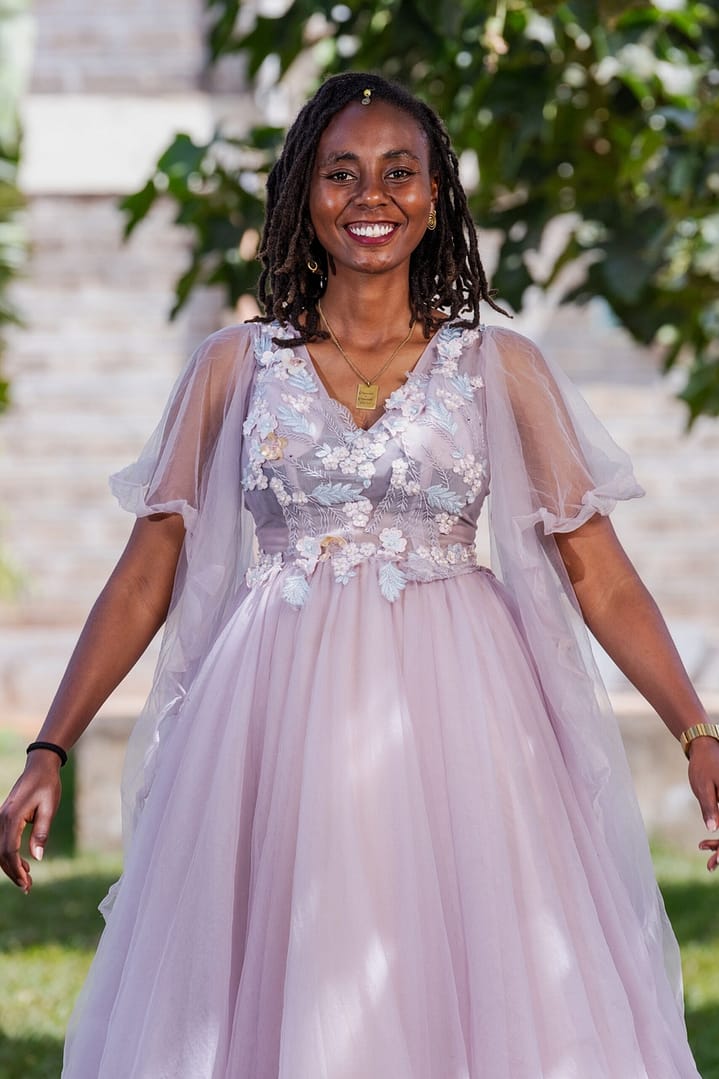 Ombre Green A-line Dress - Adhama